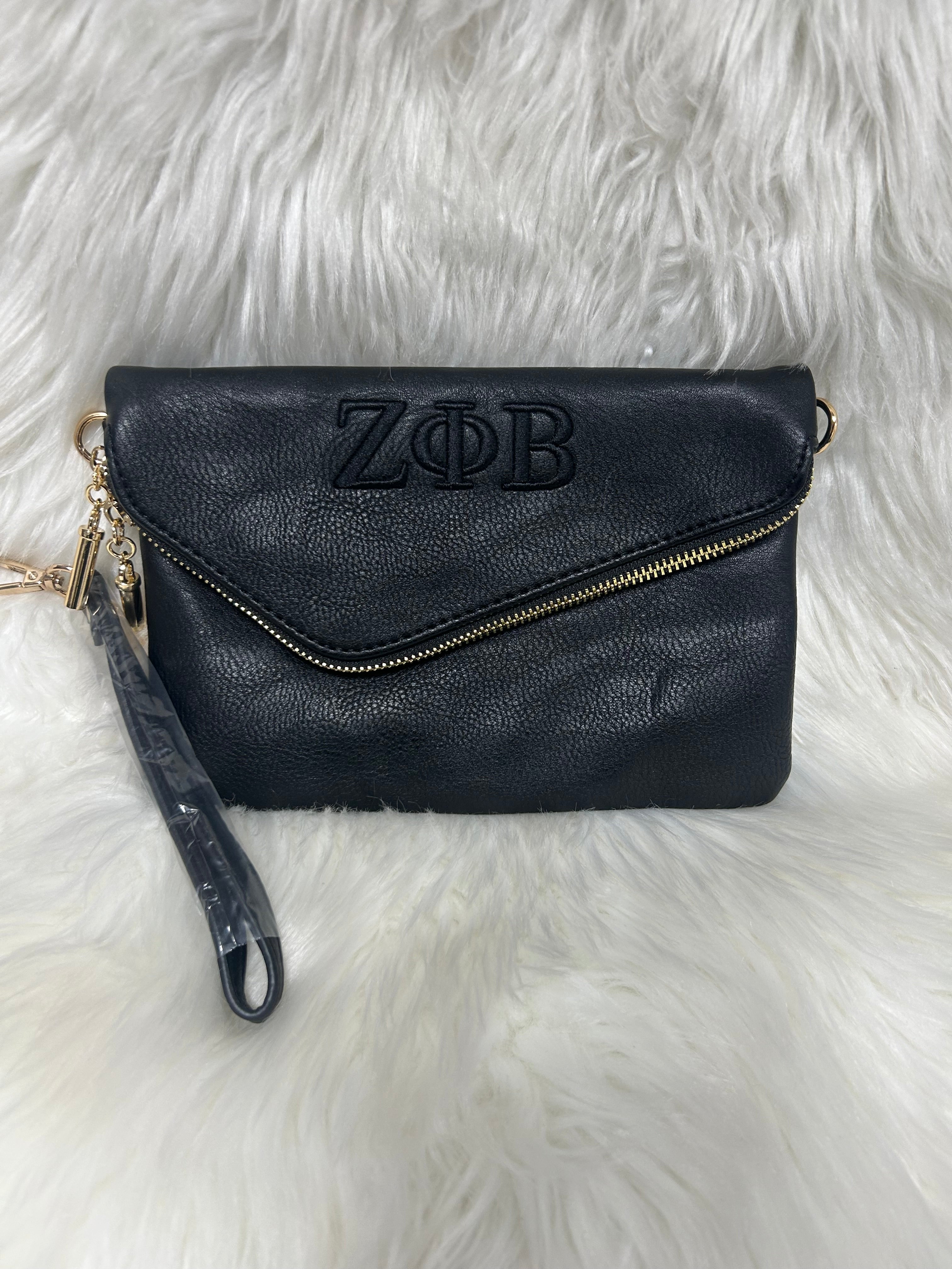Zeta Phi Beta Foldover Clutch – Diggin Her Roots Boutique
