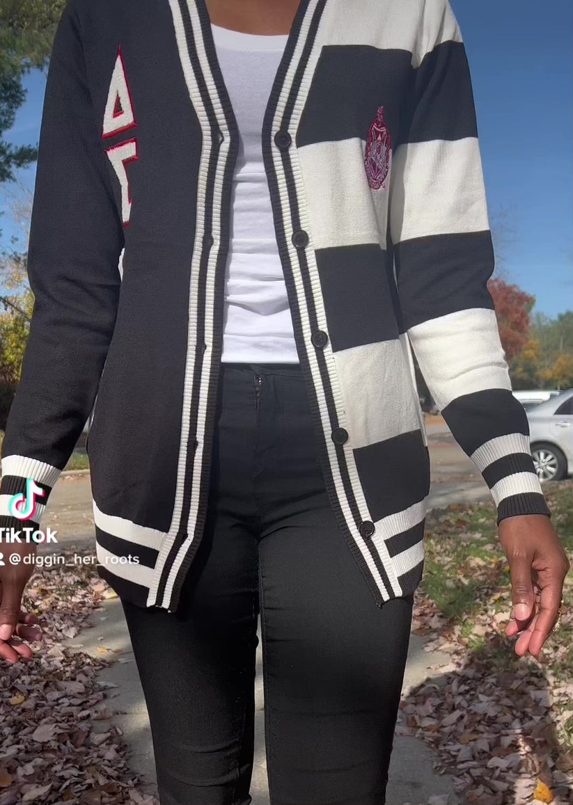 Delta Sigma Theta Cardigan *Original Design* – Diggin Her Roots Boutique